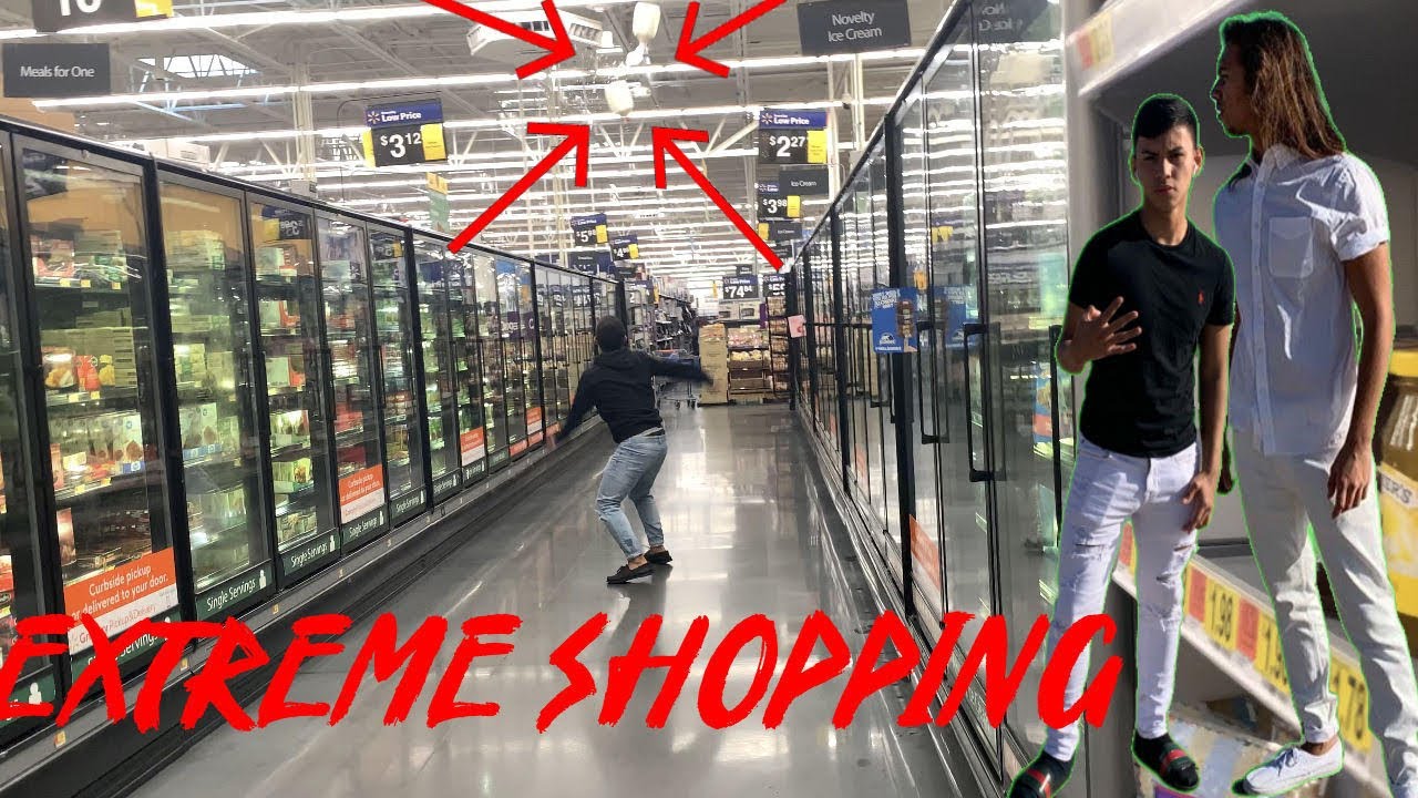 EXTREME SHOPPING!!!! (GOT KICKED OUT) - YouTube