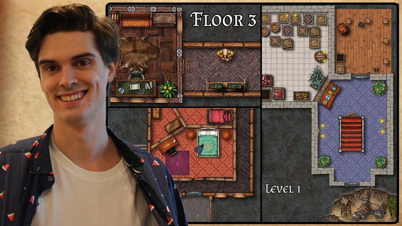 The Thieves Guild Base - Homebrewing a Multi-Map DnD Trap House - YouTube