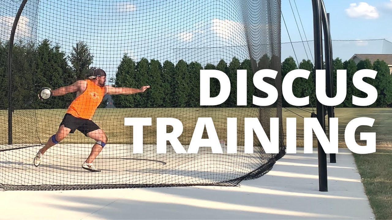 Difficult discus training session - YouTube