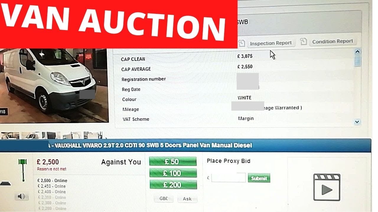 ONLINE VAN AUCTION - YouTube