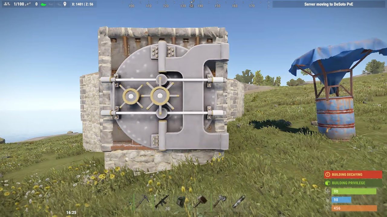 RUST Vault Door - YouTube