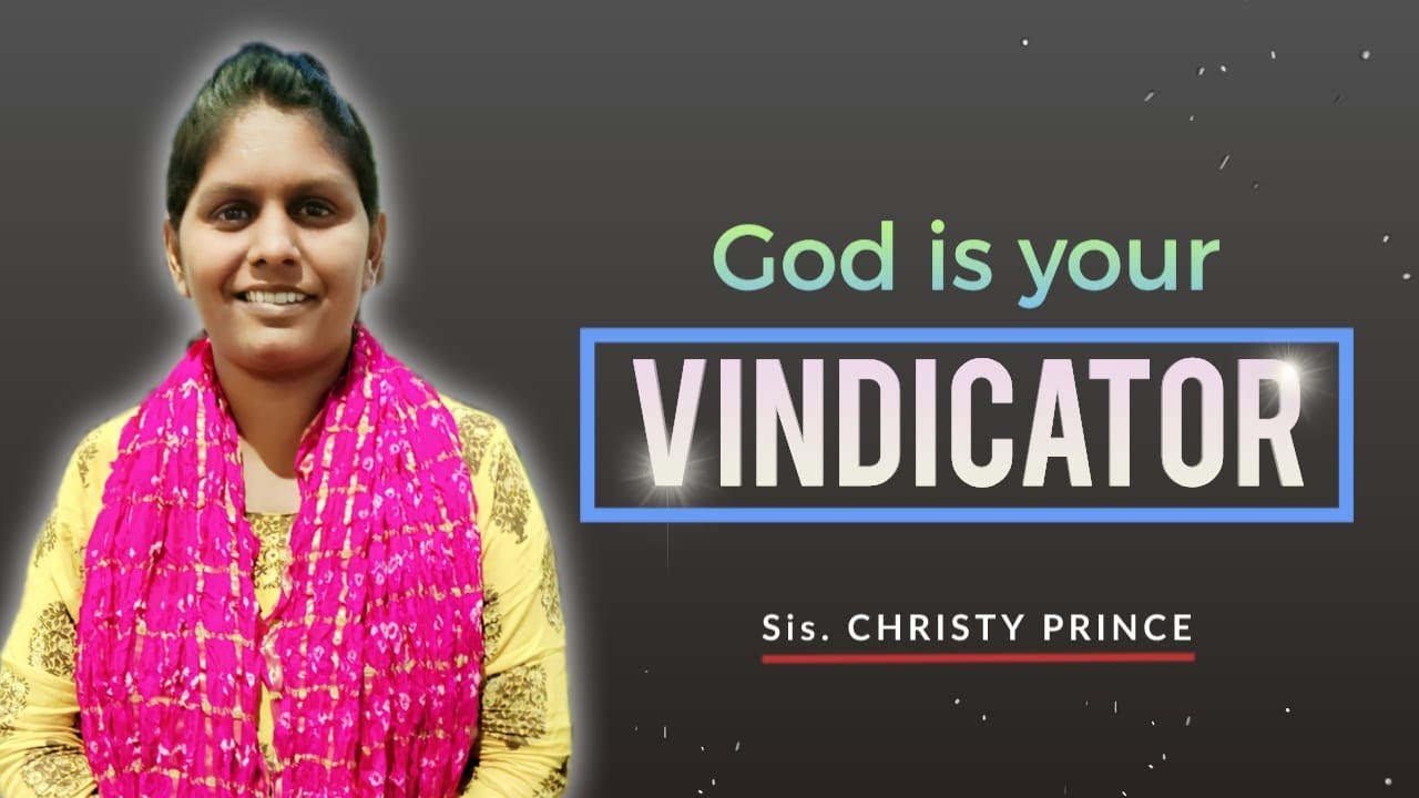 God is your Vindicator | English Service | 30 October 2022 | Sis ...