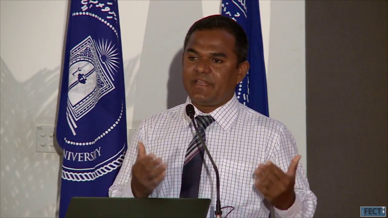 Workshop on Climate and Water security in the Maldives | Mr. Abdul ...