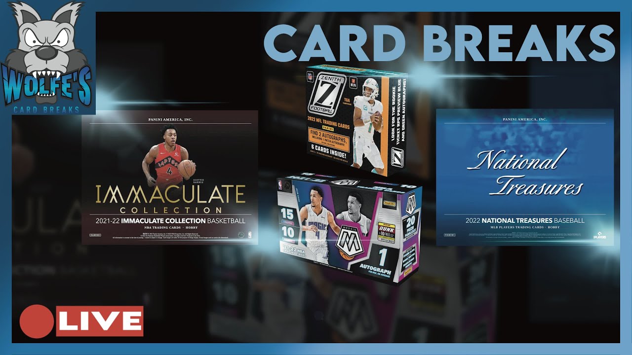 Wolfe's Card Breaks Live Group Breaks - YouTube