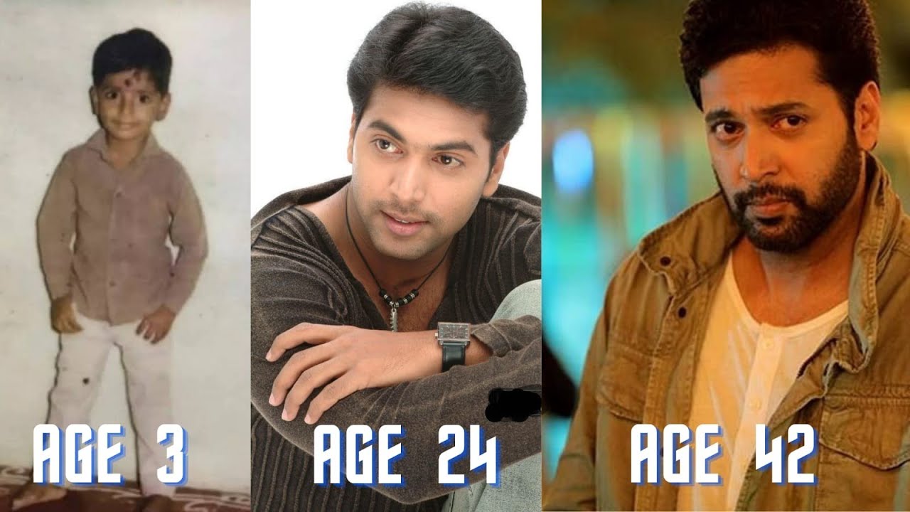 Jayam Ravi Age transformation From Youthful Charm to Timeless Grace ...
