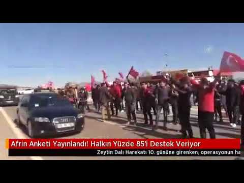 Afrin Anketi Yayınlandı! Halkın Yüzde 85'i Destek Veriyor Burseya Dağı alındı.!!!