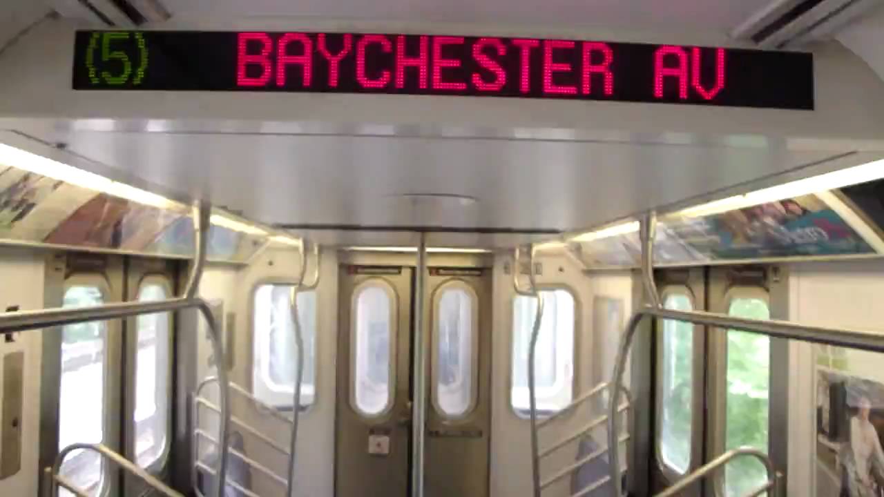 E 180th St. Bound (5) ( Shuttle Train ). From Baychester Av To East ...