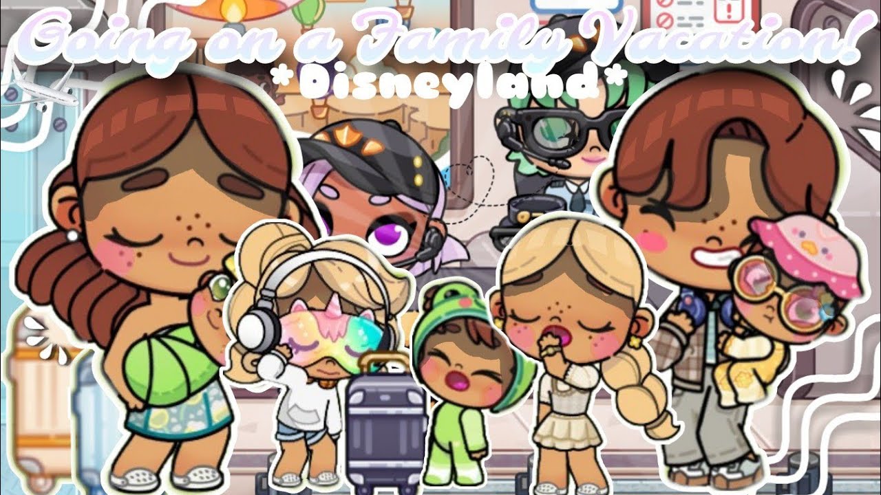 Family Travel Vlog! 💼 *with voice 🔊 * avatar world rp 🗺 - YouTube