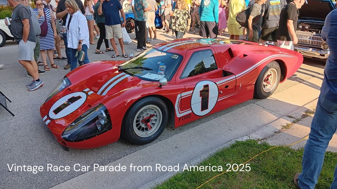 2025 Elkhart Lake Race Car Parade During Road America's Vintage Race ...