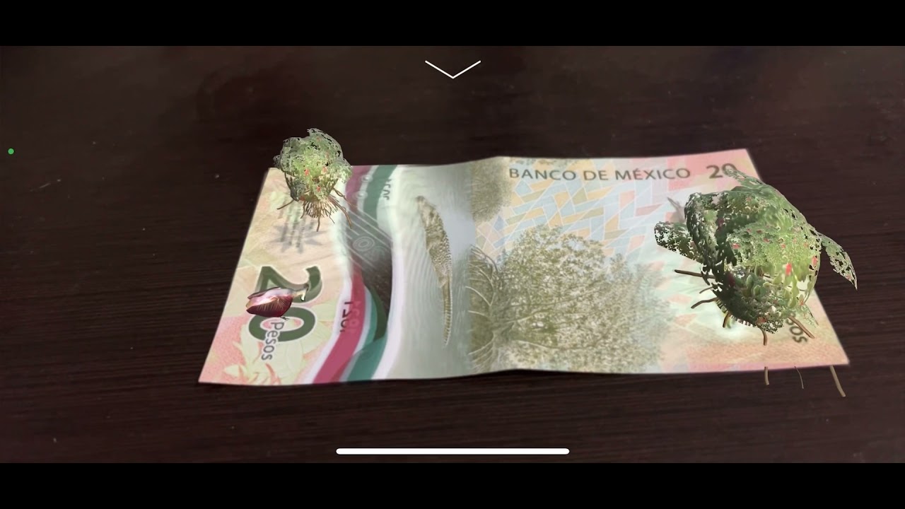 Nuevo billete $ 20 veinte pesos México Animación - YouTube