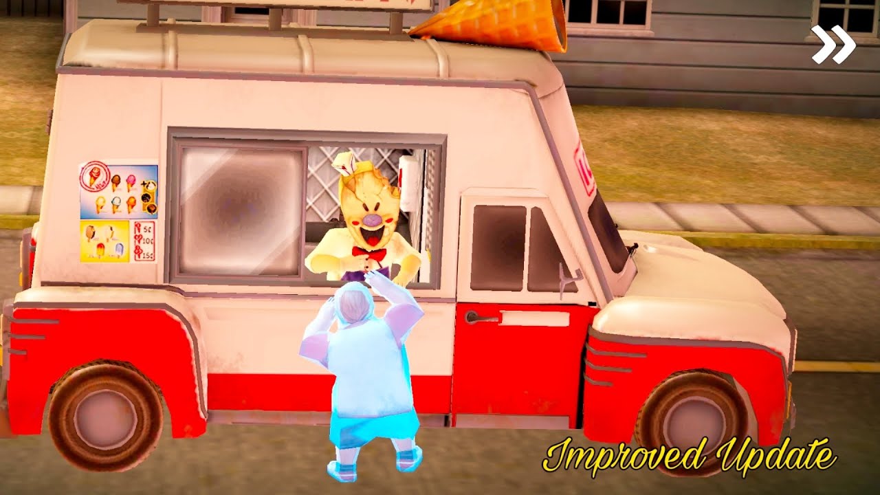Ice Scream 1 Improved Update Full Gameplay - YouTube
