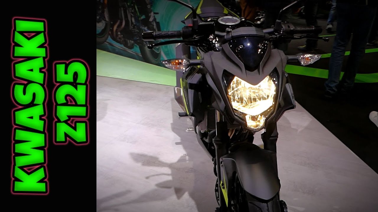 New KAWASAKI Z125 2020 Walkaround Eicma 2019 - YouTube