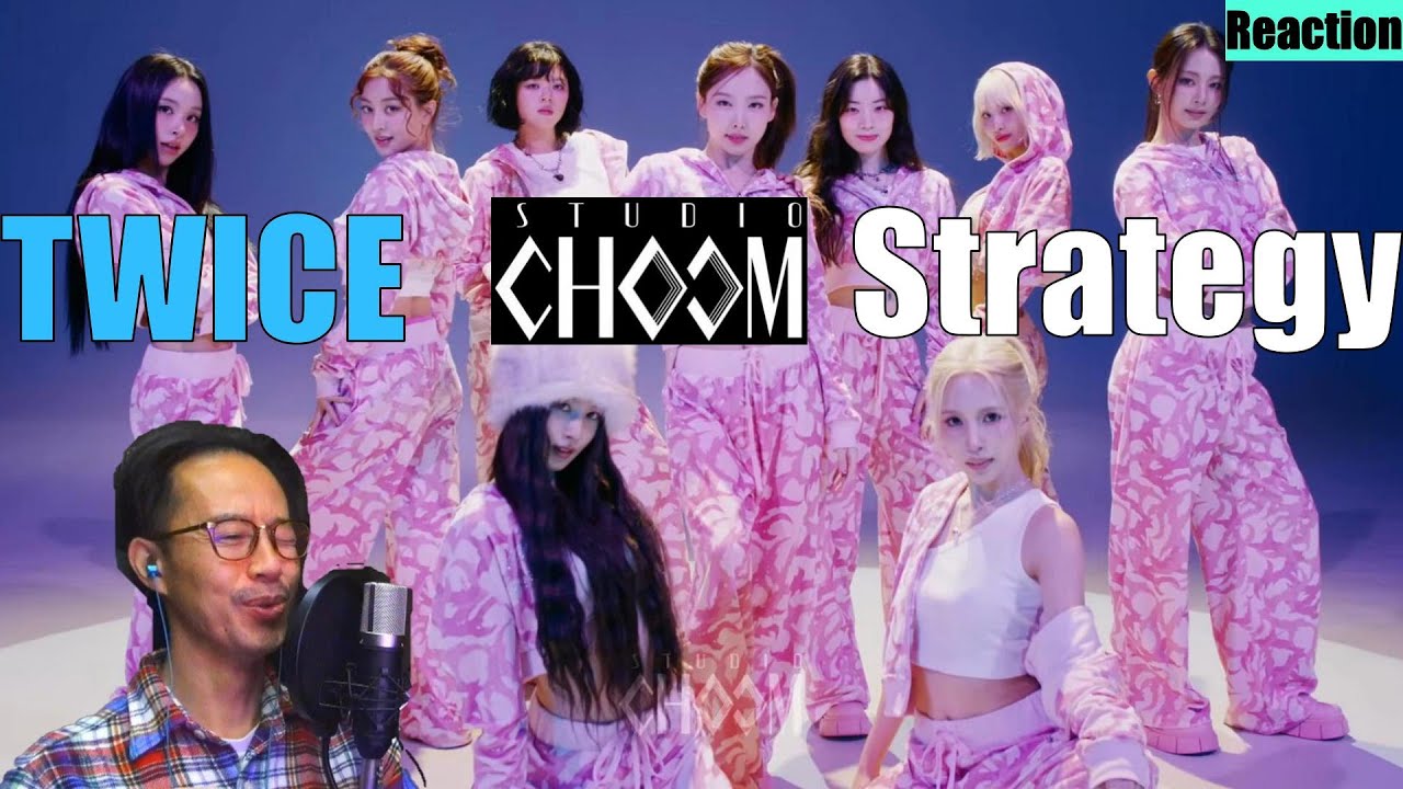 【TWICE】“Strategy” STUDIO CHOOM リアクション！ミナちゃんの金髪ポニテについても 笑 - YouTube