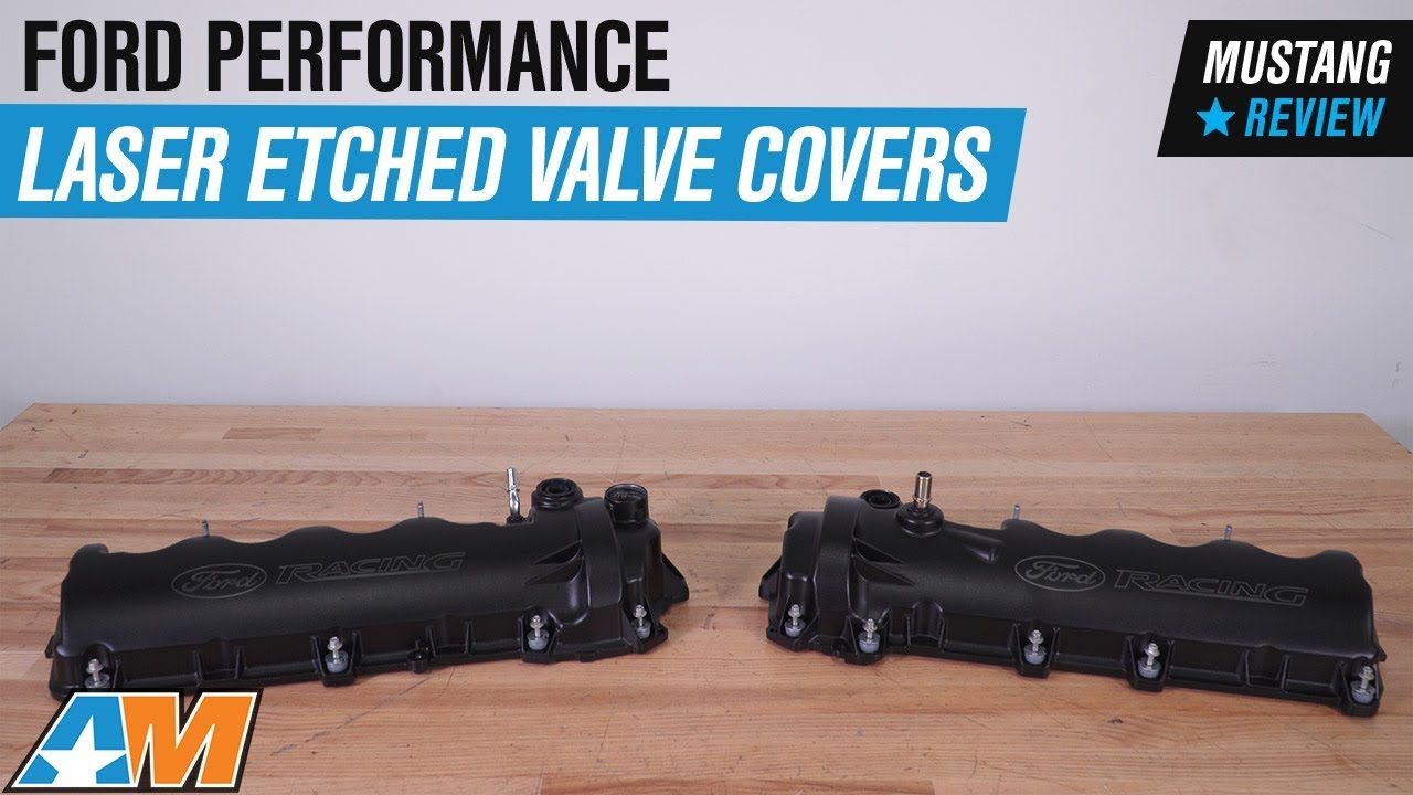 2005-2010 Mustang GT Ford Performance Laser Etched Valve Covers Review ...