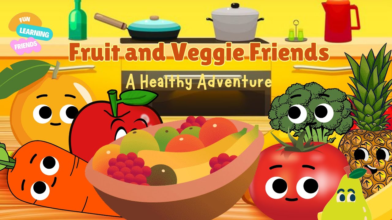 fruits and veggie friends - YouTube