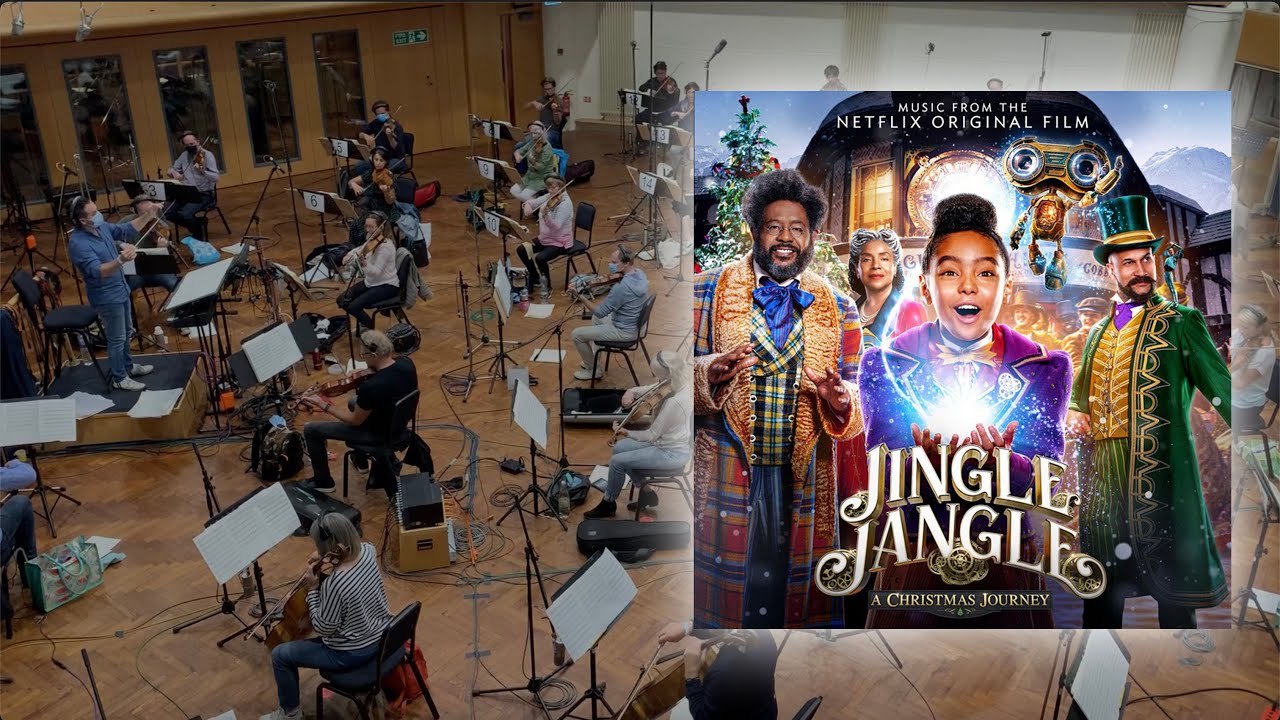 "Jingle Jangle" - Strings recording session. John Debney, Air Studios ...