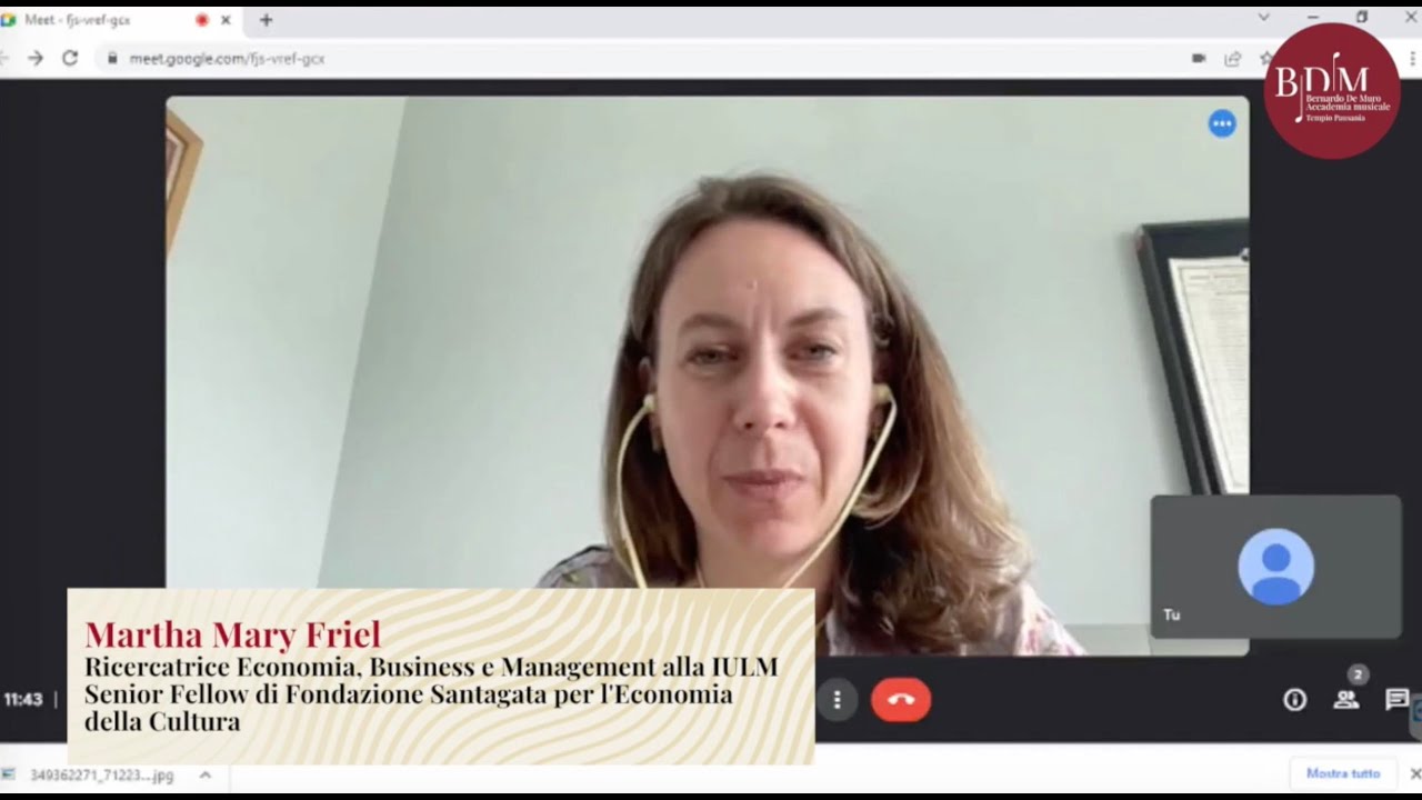 Cultura e Art Bonus in Sardegna | Intervento Martha Mary Friel - YouTube