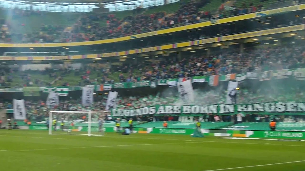FAI Cup Final SRFC Ultras tifo - YouTube