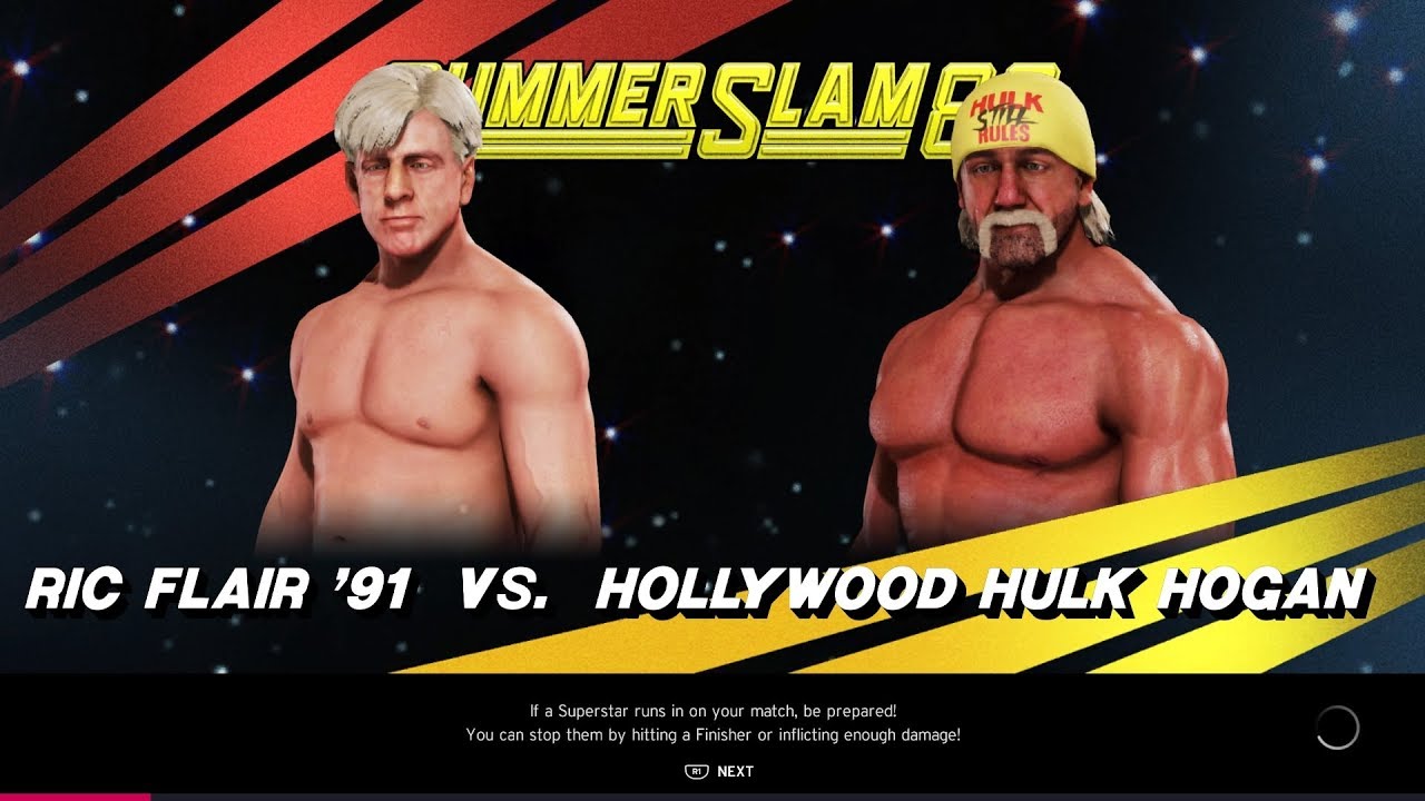 WWE 2K20-Ric Flair vs Hulk Hogan - YouTube