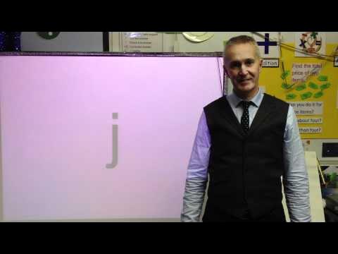 Phonics - j - YouTube