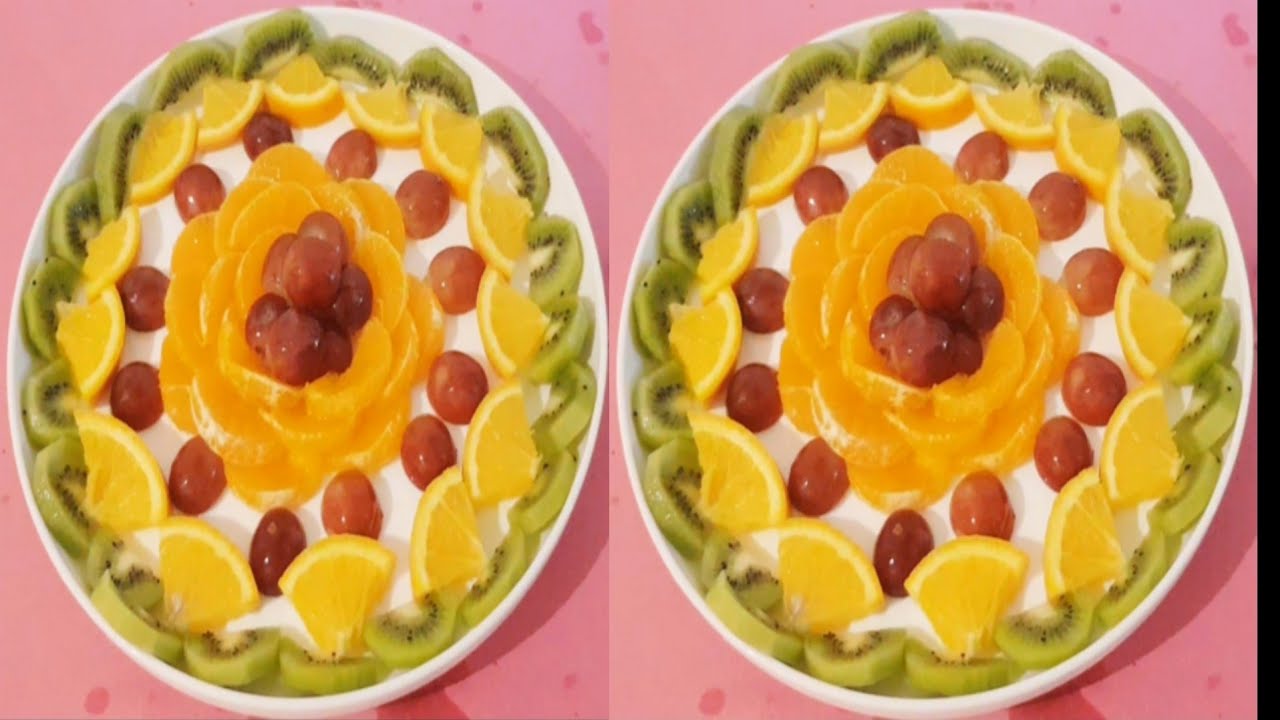 Beautiful Ifter Plate Decoration/Gaye Holud's Fruit Plate Design/Fruit ...