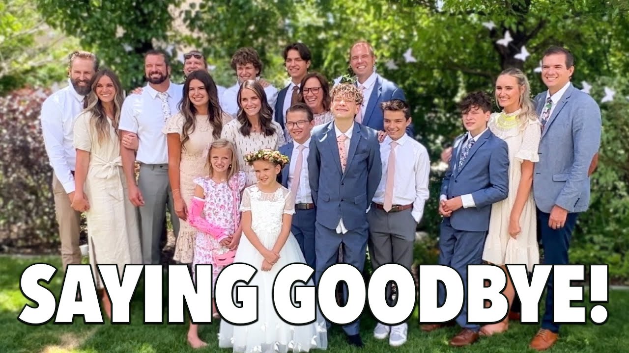 Family Waving Goodbye