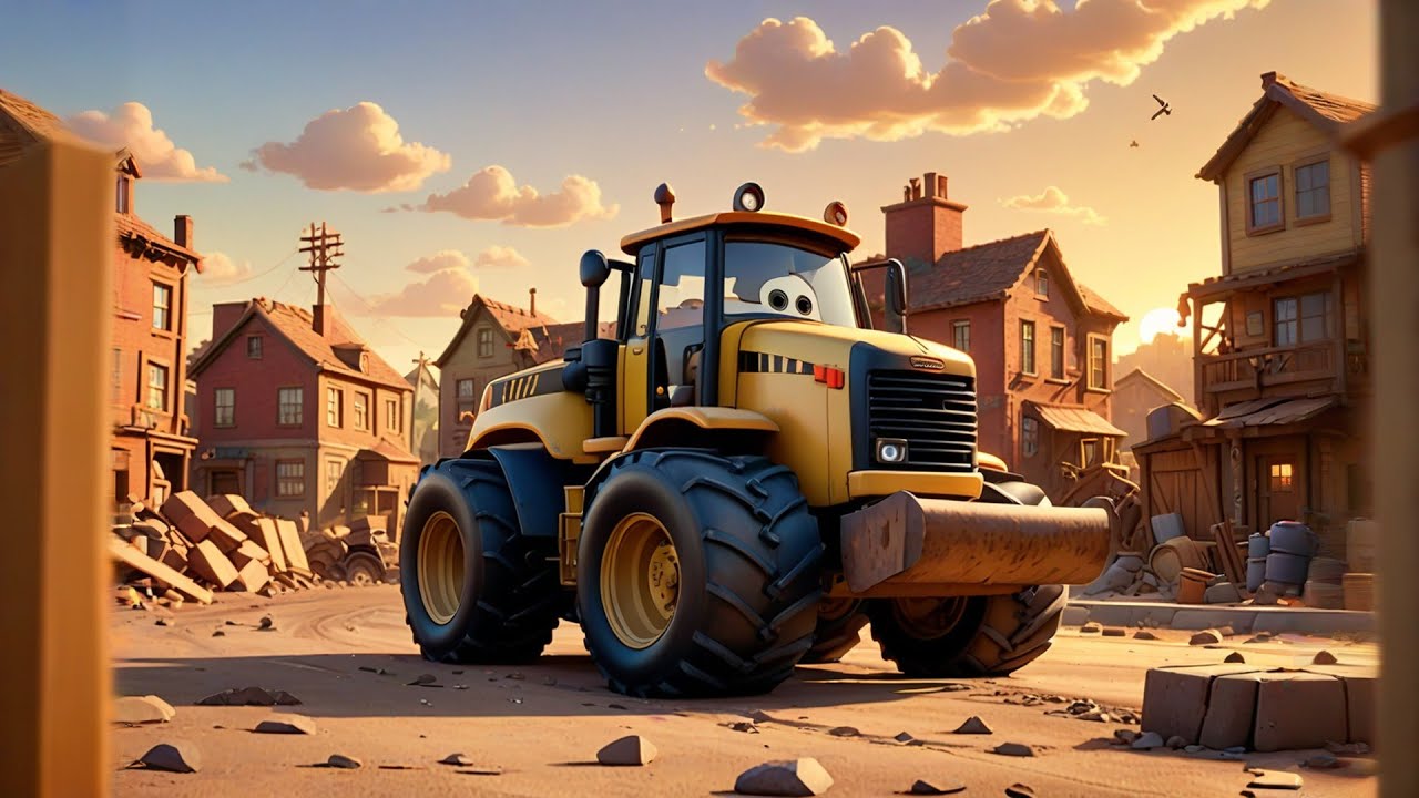 Big Yellow Bulldozer Beat | Fun Construction Song for Kids | Nursery ...