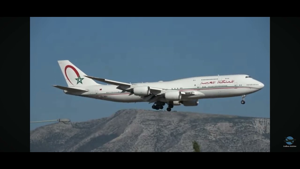Royal Air Maroc 747-8i - YouTube