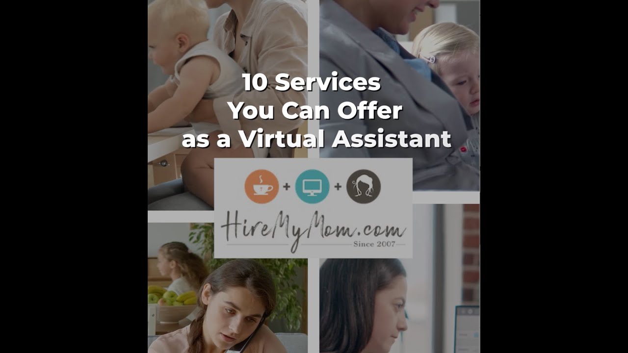10 SERVICES YOU CAN OFFER AS A VIRTUAL ASSISTANT - YouTube