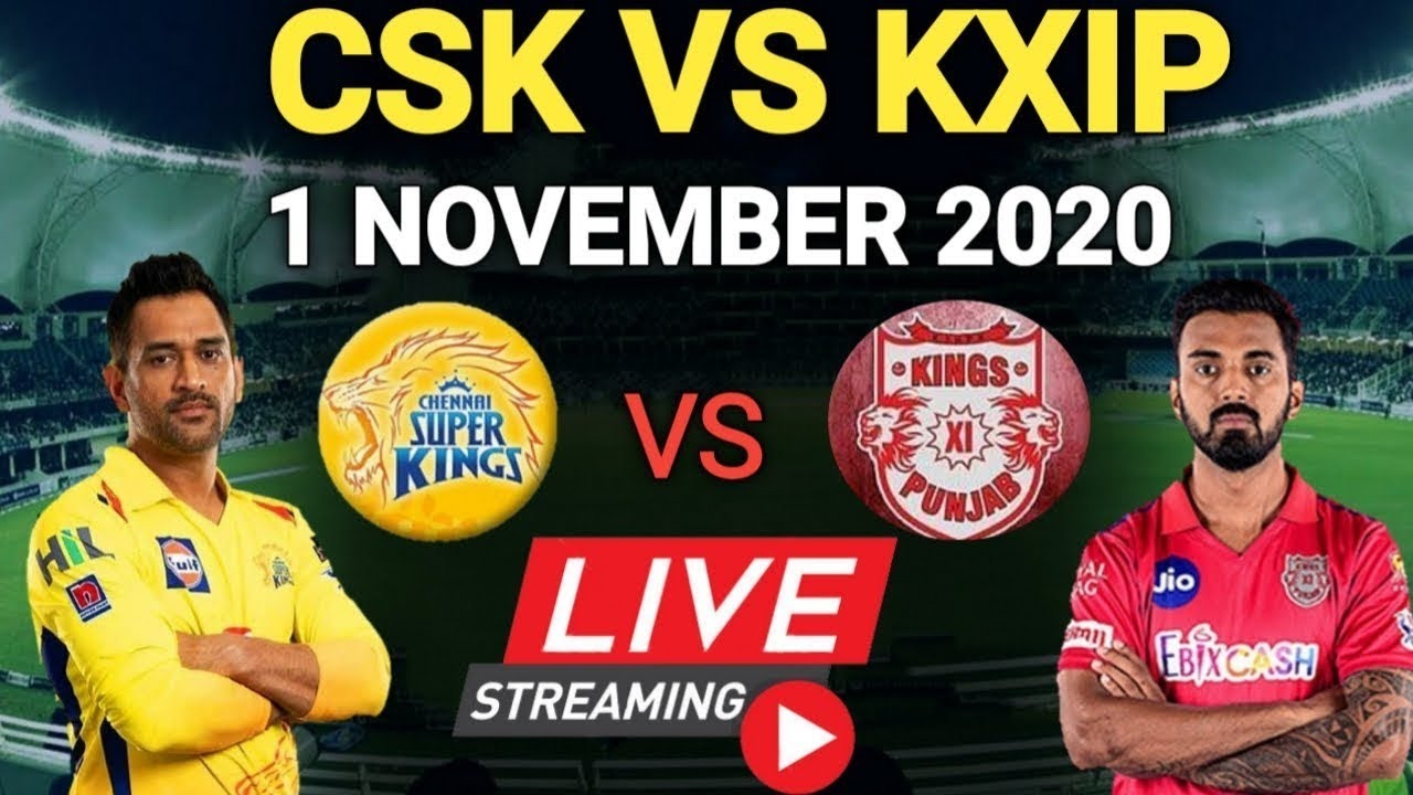 🔴LIVE CSK vs KXIP SCORECARD | IPL 2020 - 53th Match | Chennai Super ...