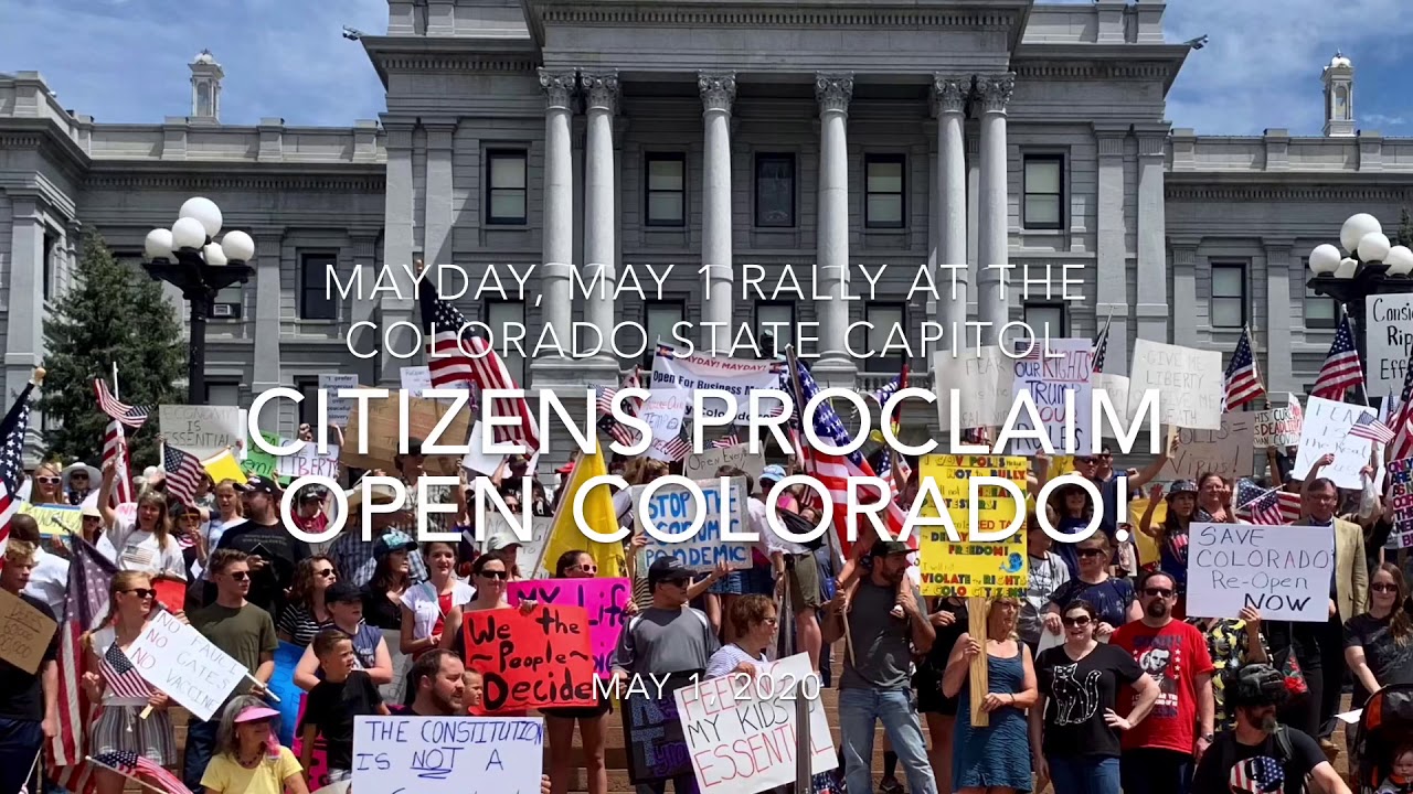 Mayday, May 1st Rally at Colorado State Capitol - YouTube