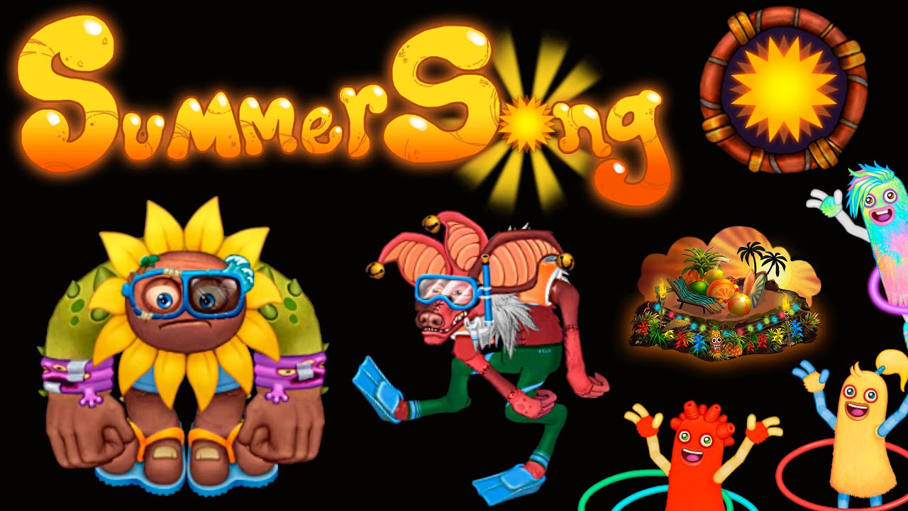 SummerSong 2024 - 5 new Costumes (My Singing Monsters) 4k - YouTube