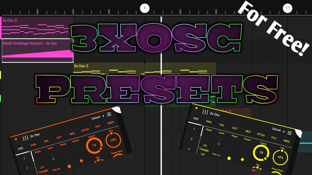 3X OSC presets for Fl studio mobile (free Flm) - YouTube
