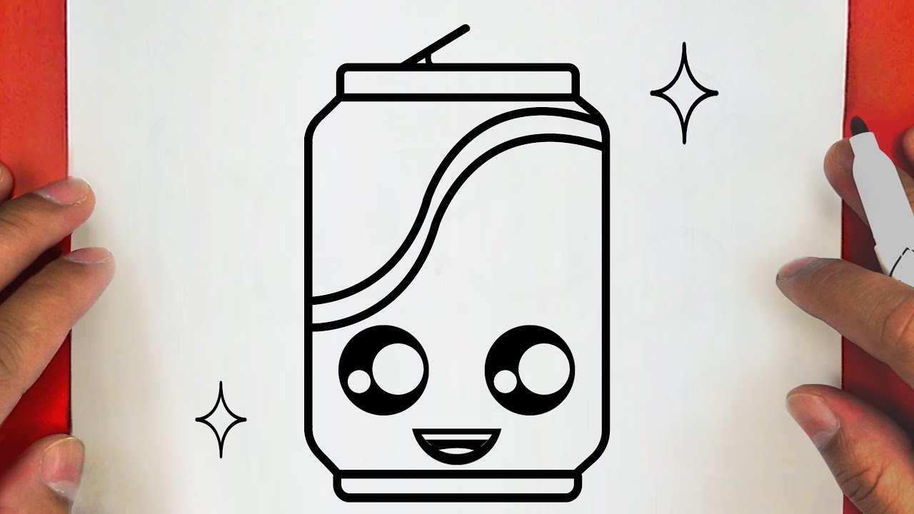 CÓMO DIBUJAR UNA BONITA SODA PASO A PASO - YouTube