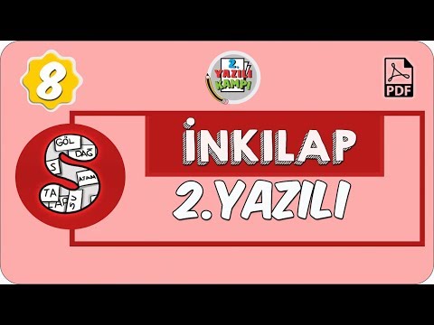 8. Sınıf İnkılap Tarihi | 1. Dönem 2. Yazılıya Hazırlık