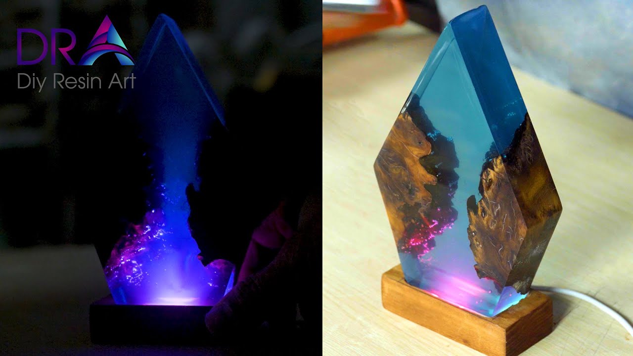 DIY Unique Epoxy Resin Lamp in No Time! - YouTube
