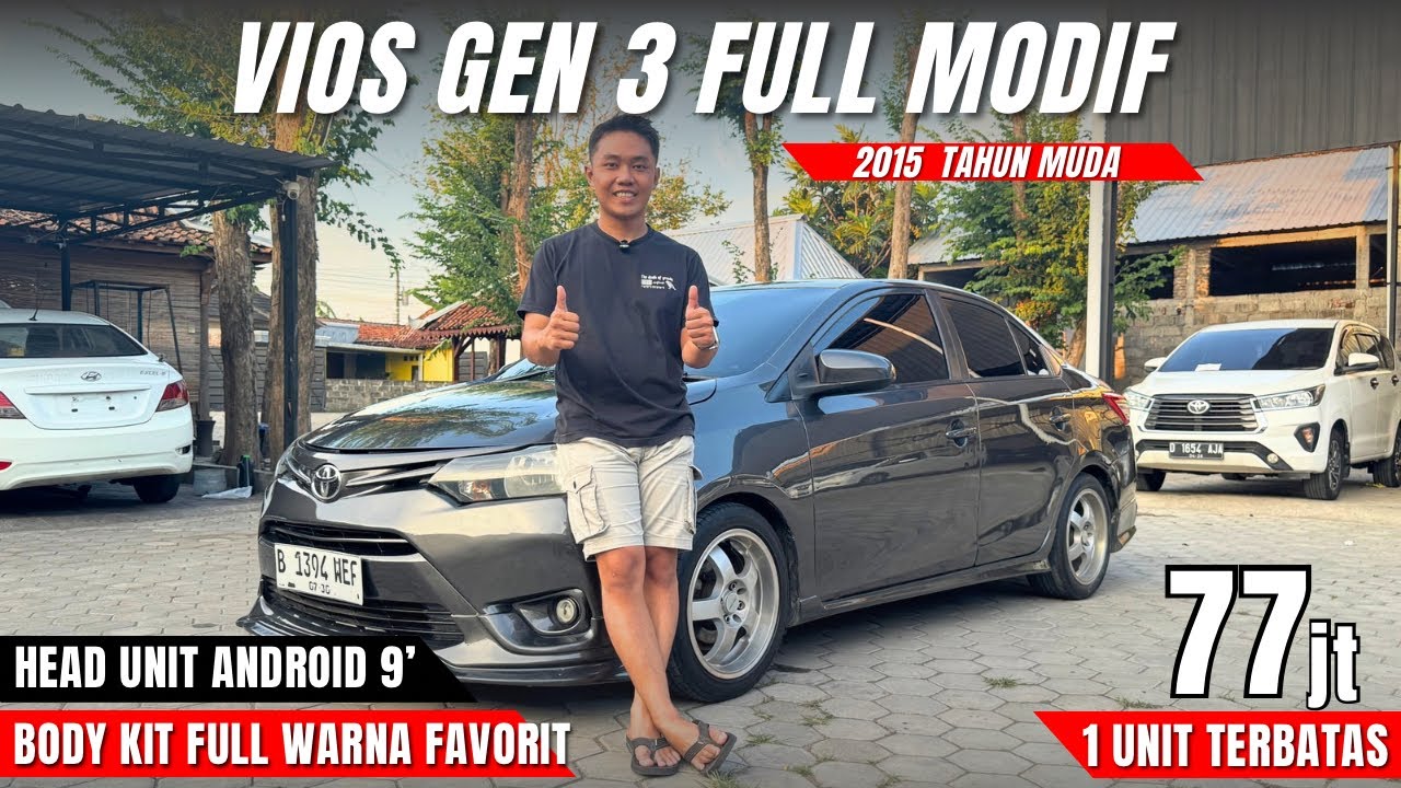 FULL MODIF SEPERTI INI BUDGET HANYA 77jt || ALL NEW VIOS GEN 3 2015 ...