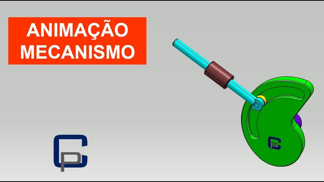 ANIMAÇÃO DE MECANISMOS MECÂNICOS SIMPLES #154 - CONCEITO ACIONAMENTO ...