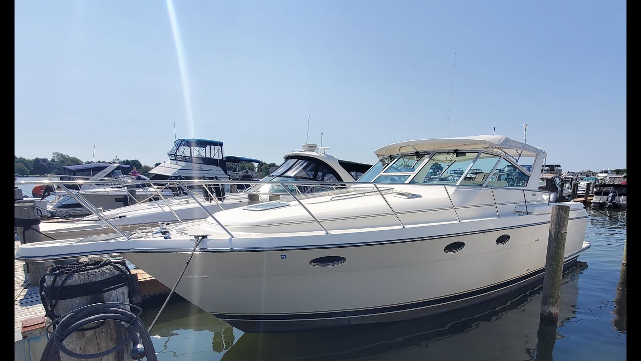 1995 Tiara 3500 Express - YouTube