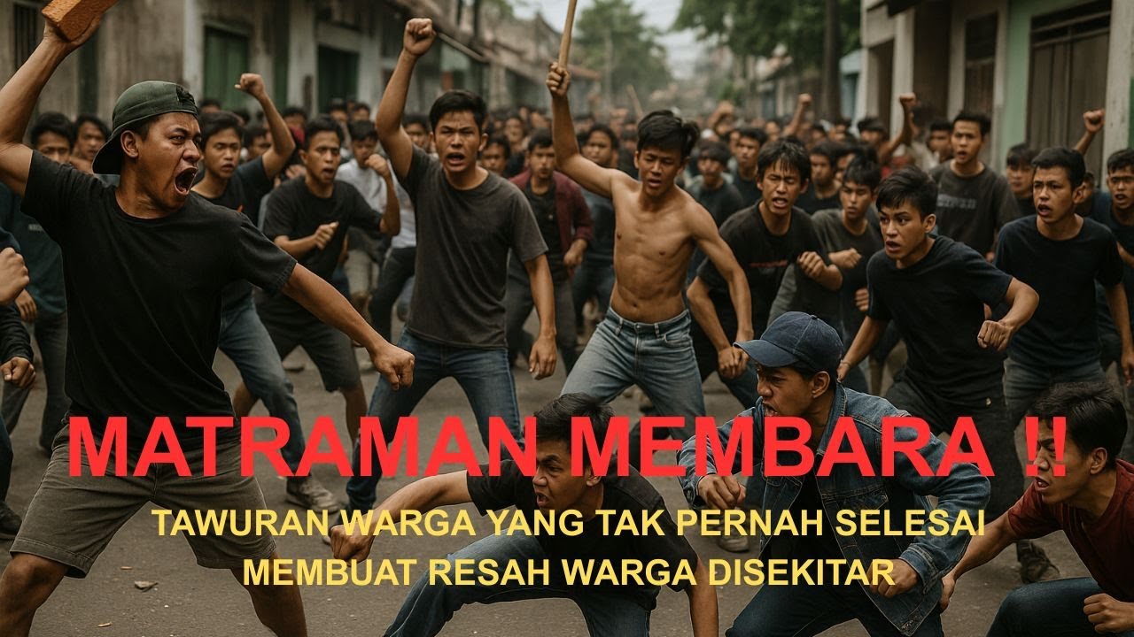 MATRAMAN MEMBARA‼️Tawuran Warga Yang Tak Pernah Selesai - YouTube