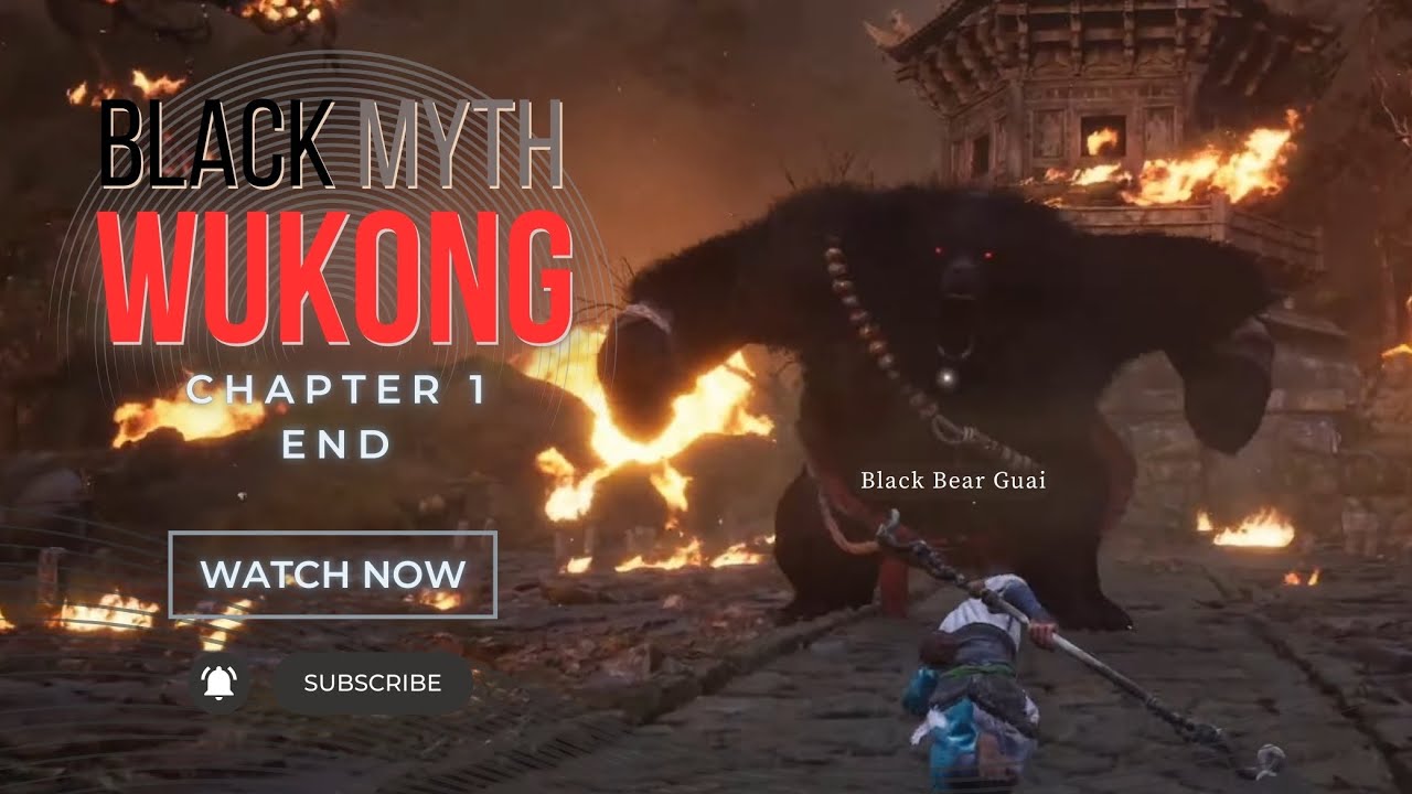 WU KONG CHAPTER 1 END :DEFEATING THE BLACK BEAR - YouTube