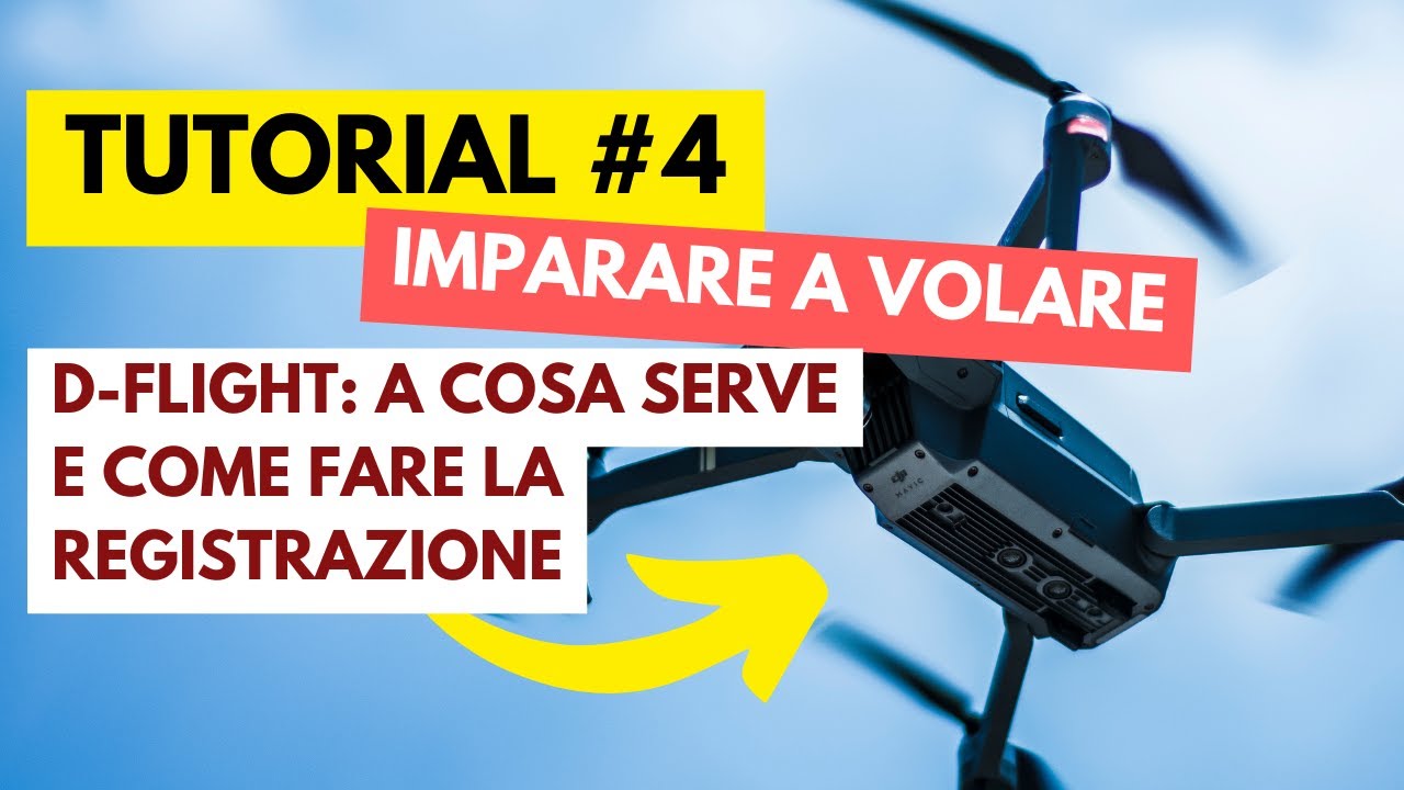 #4 TUTORIAL DRONE | INTRODUZIONE a Dflight, Registrazione e QrCode ...
