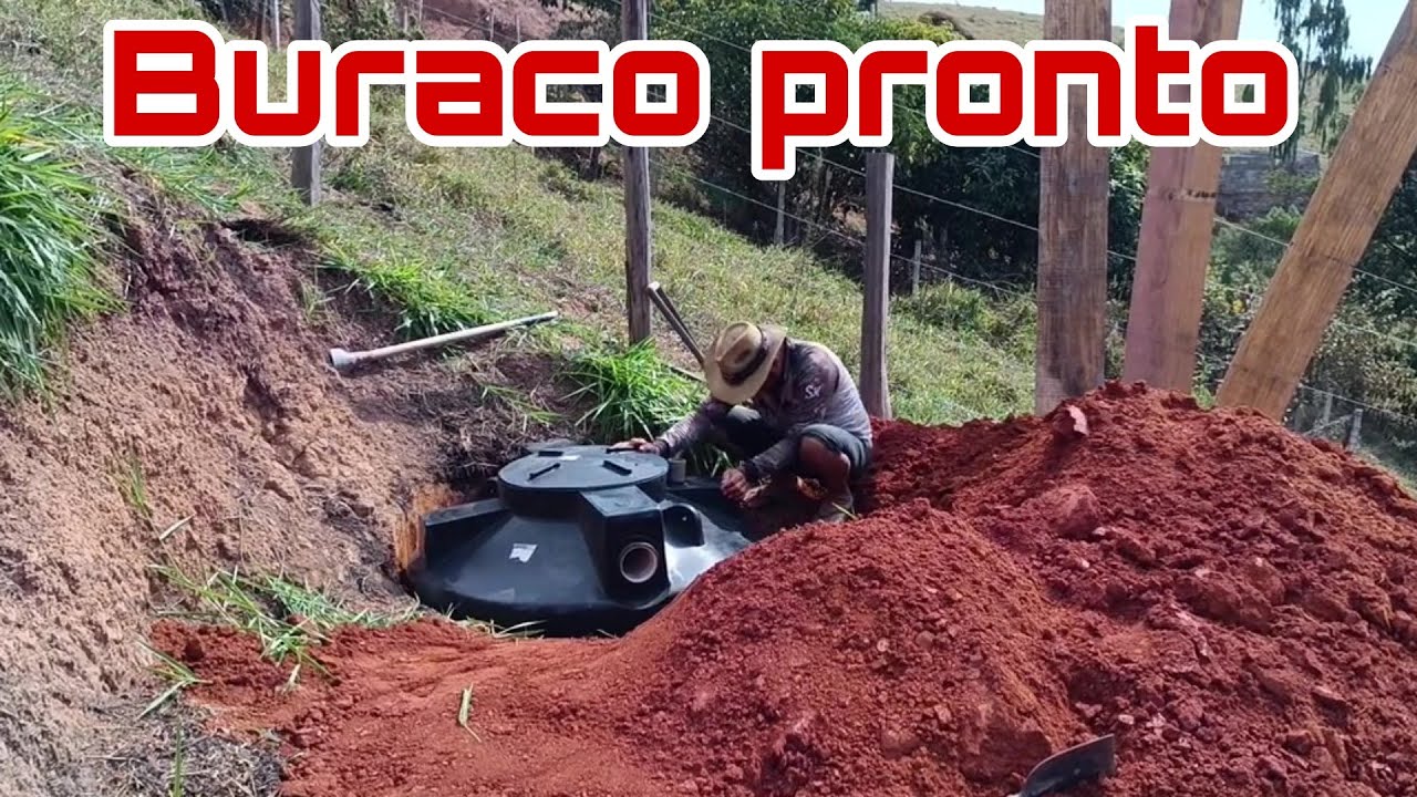 TIJ. ECOLOGICO OBRA EM IGARATÁ cavando buraco para o biodigestor - YouTube