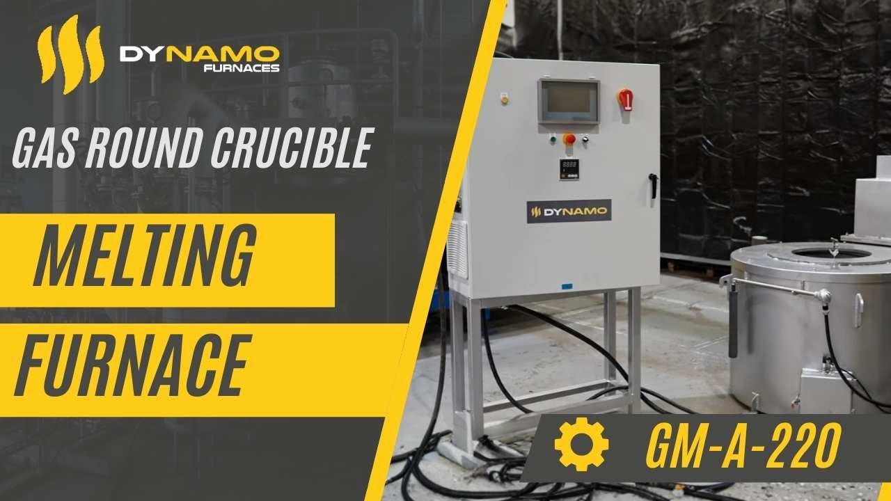 Dynamo - Round Crucible Gas Furnace - Model GM-A-220 - YouTube