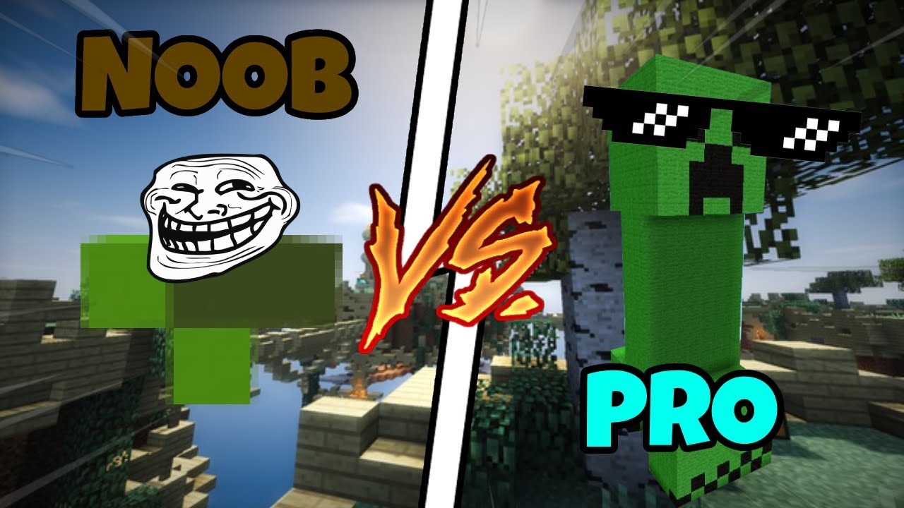 Noob VS Pro - Build Battle Z Johnym! - YouTube