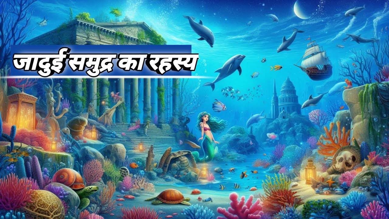 जादुई समुद्र का रहस्य | JADUI SAMUDRA KA RAHSY | HINDI CARTOON | HINDI ...