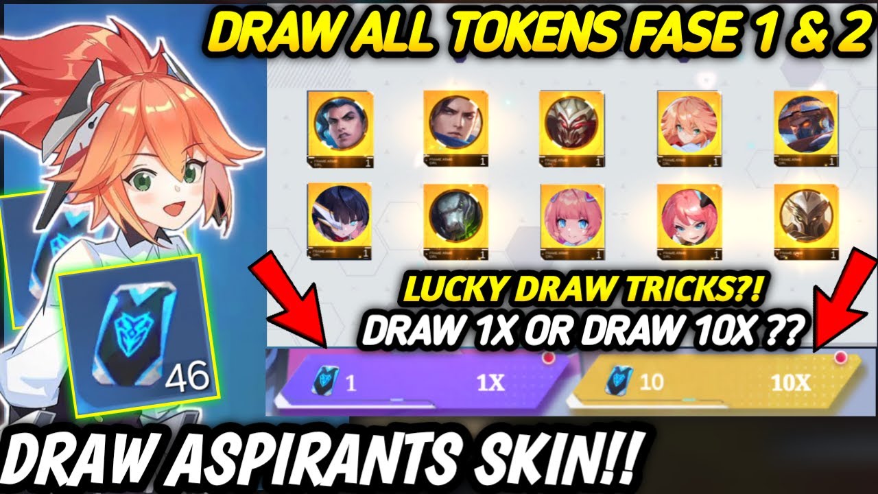 DRAW ALL ASPIRANTS TOKENS (PHASE 1 & 2)! CAN WE COMPLETE THE BINGO ...