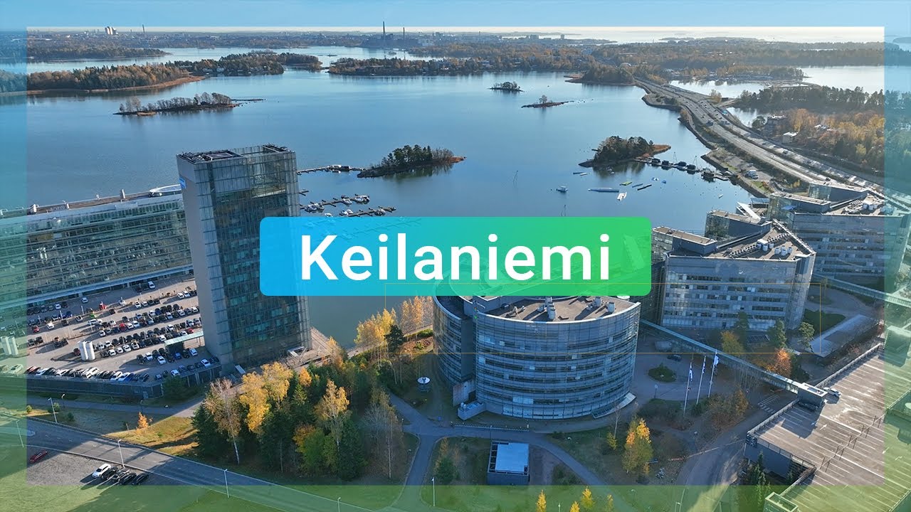 Keilaniemi - Aerial Drone Footage from Espoo, Finland - YouTube