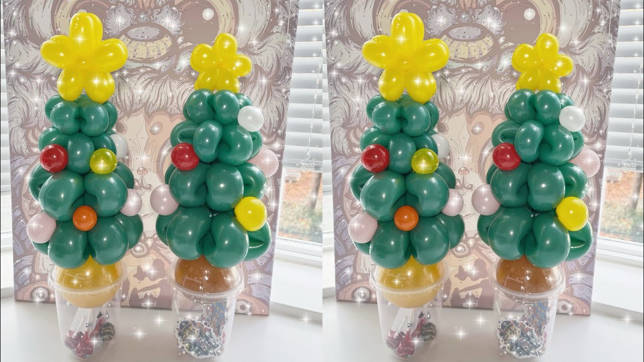 🎄🎄🎄How to make Christmas tree Balloon.Easy Balloon Christmas Tree ...