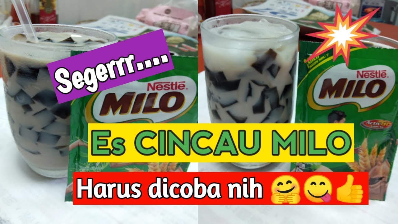 Cara Membuat "ES CINCAU MILO" - YouTube